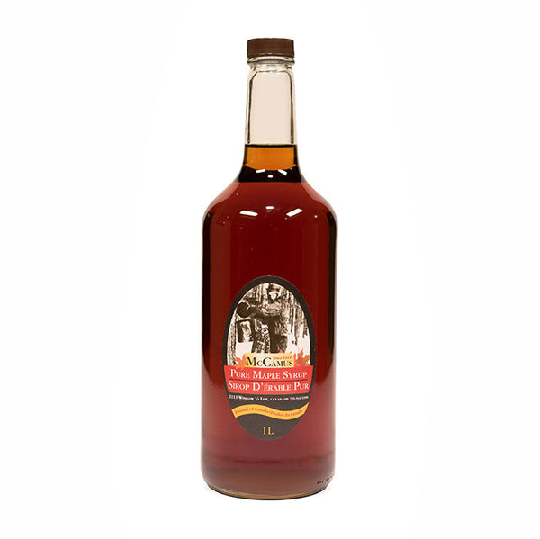 Pure Ontario Maple Syrup ~ Whiskey Bottle | McCamus Maple Syrup